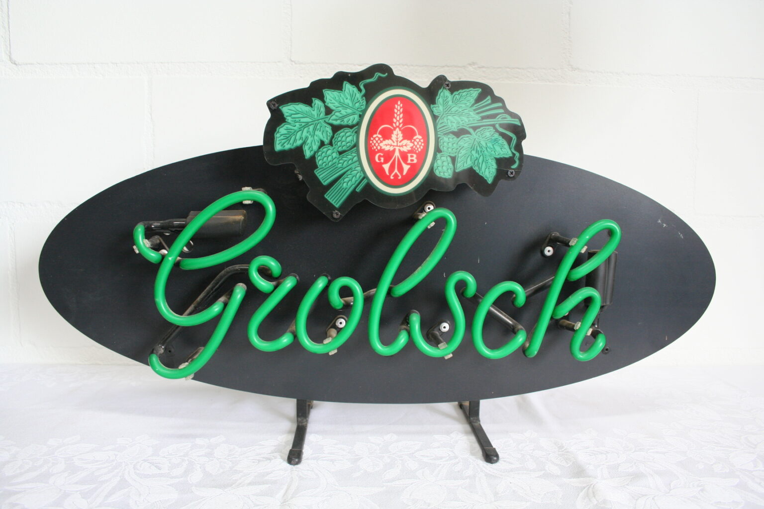Grolsch bier Neon reclame – De Musketier | Bredevoort